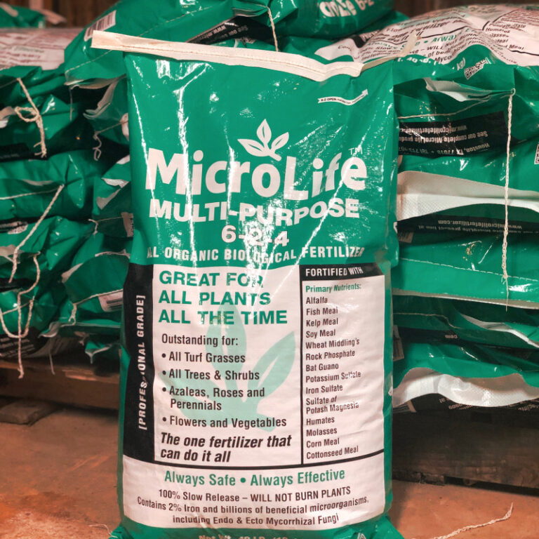 MicroLife 6-2-4 Multi-Purpose All Organic Biological Fertilizer 40lb ...